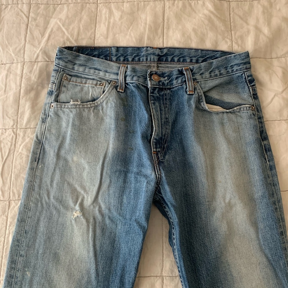 Levi's 507 Light & Dark Fade Jeans - Gem